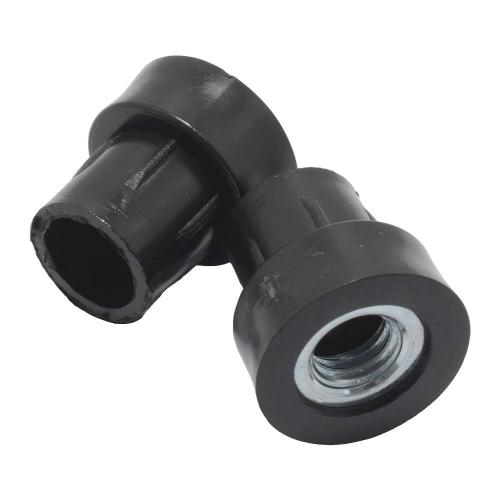 BUCHA PARA PÉ NIVELADOR 5/16 PRETO PLÁSTICO REF: BUCHA5/16