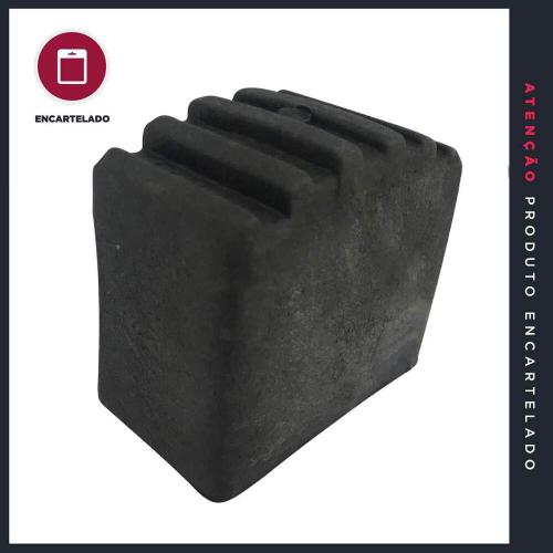 PONTEIRA EXTERNA ESCADA MULTIUSO 20X70 PRETO BORRACHA KIT COM 1 REF ...