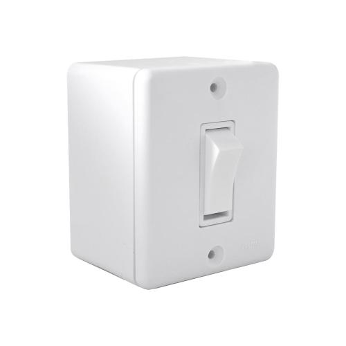 CONJUNTO INTERRUPTOR SIMPLES 6A 250V BOX REF: 6317 CONJUNTO INTERRUPTOR SIMPLES 6A 250V BOX REF: 6317